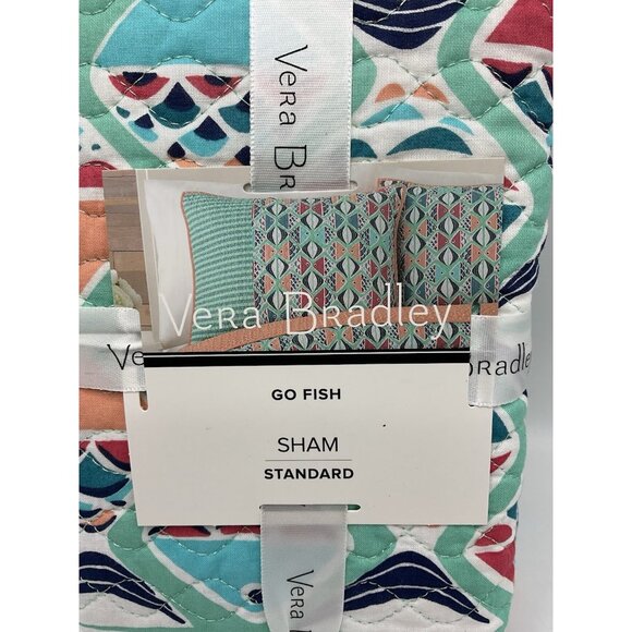 Vera Bradley | Bedding | Vera Bradley Go Fish Sham Standard 0 Cotton ...
